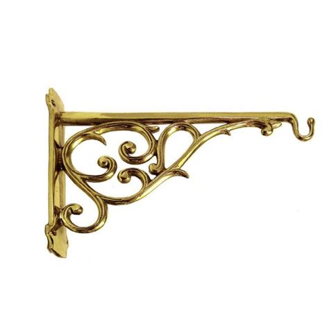 Luciano Ornate Scroll Bracket 12 X 21cm Black Country Metalworks
