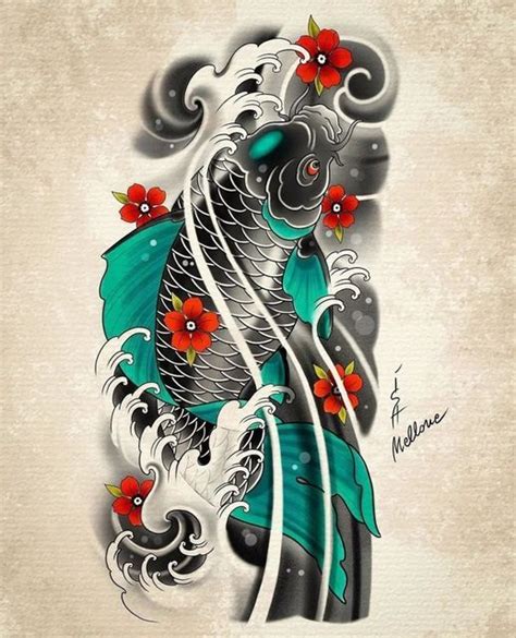Pin By Richard Lundin On Blandat Koi Tattoo Sleeve Tattoos For Guys