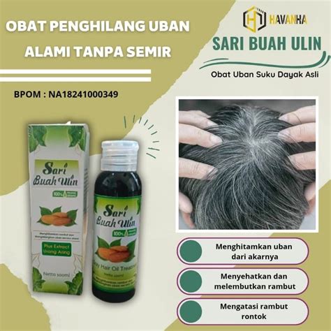 Jual Obat Penghilang Uban Permanen Penghitam Rambut Minyak Tradisional