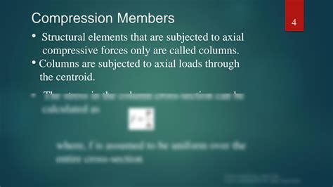 SOLUTION Lecture 6a Design Of Compression Members Studypool