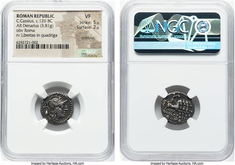 Numisbids Heritage World Coin Auctions Showcase Auction Lot Ancients C Cassius