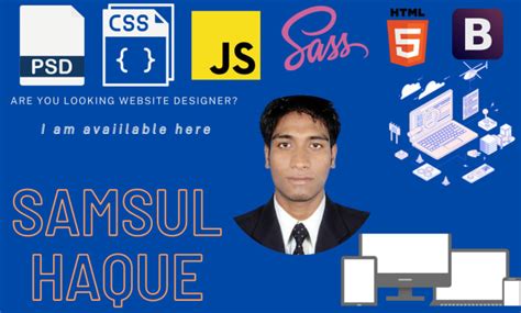Convert Psd Html Figma Html Bootstrap Javascript Mockup By Samsul618 Fiverr