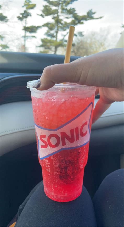Sonic Cherry Limeade In 2025 Pretty Drinks Summer Drinks Food Goals