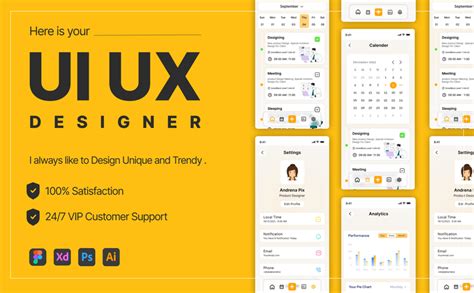 i will do mobile app ui ux design or any ui ux design in fig freelancer