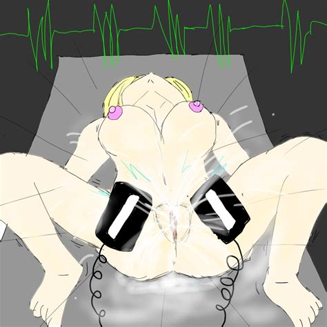 Rule 34 1girls Blonde Hair Defibrillator Electric Electric Shock