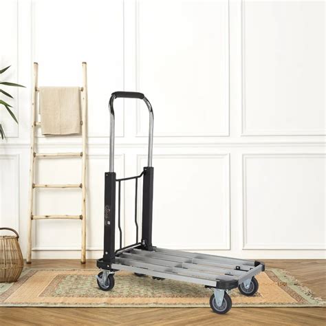 Corvids Aluminium Extendable Platform Trolley Hand Truck With Rotating