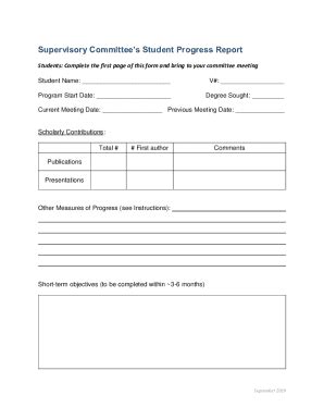Fillable Online Progress Report PDF TemplatesJotForm4 Benefits Of