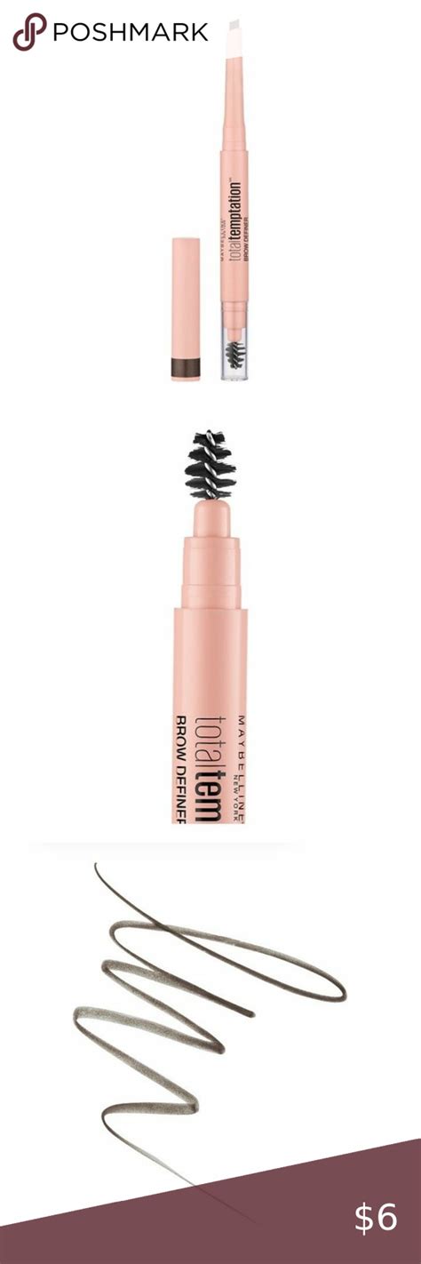 Maybelline Total Temptation Eyebrow Definer Pencil 0 005 Oz Deep