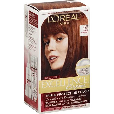 Loreal Light Auburn Brown Hair Color