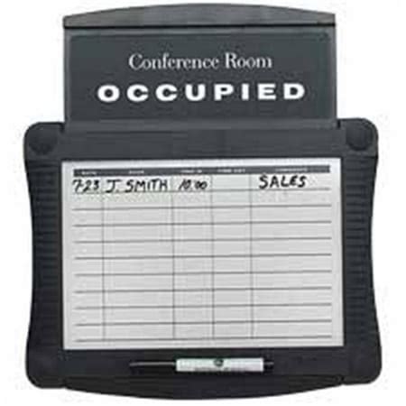 Quartet Qrt995 Conference Room Schedule Sign 15 50inx14 25in