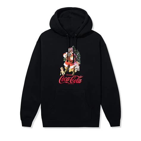 Assc X Cocacola Santa Social Hoodie Black Antisocialsocialclub