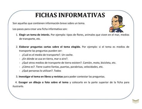 Qué Es Una Ficha Informativa Proyecto Atlatl