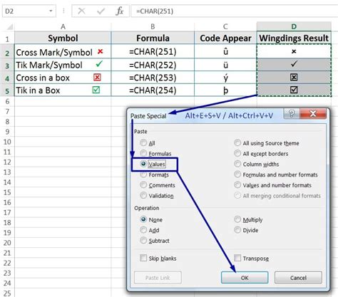 How To Use Excel Symbol Degree Symbol Check Mark Symbol Kingexcelinfo