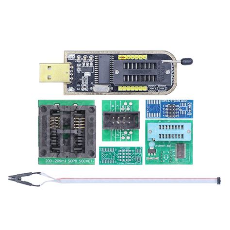 Eeprom Bios Usb Programming Device Kit Ch341a Soic8 Clip 18v