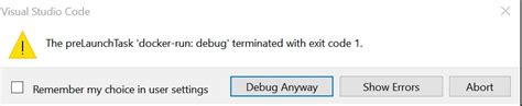 VSCode Python Docker Debug Does Not Work Issue 100634 Microsoft