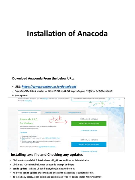 Anaconda Installation Download Free Pdf Python Programming