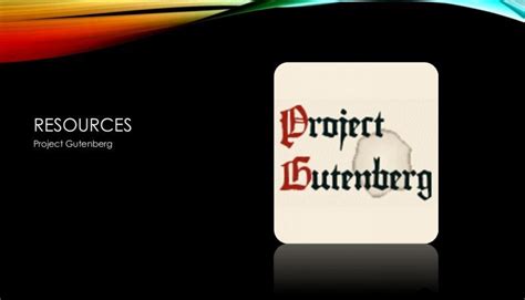 Project Gutenberg Public Domain Ebooks