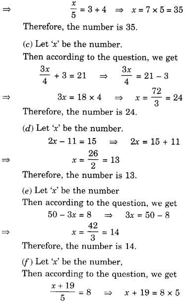 Ncert Solutions For Class 7 Maths Chapter 4 Simple Equations Ex 4 4