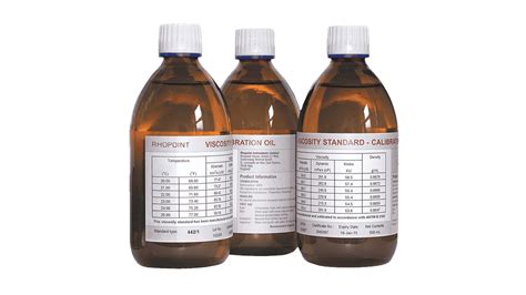 Calibration Oils Rhopoint Instruments