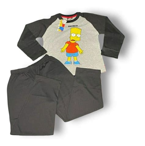 Pijama Para Niños Bart Simpsons Cuotas sin interés