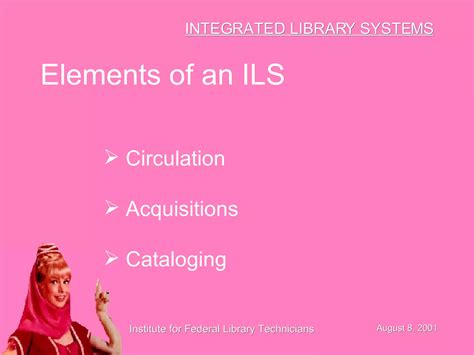 Integrated Library Systems Ppt