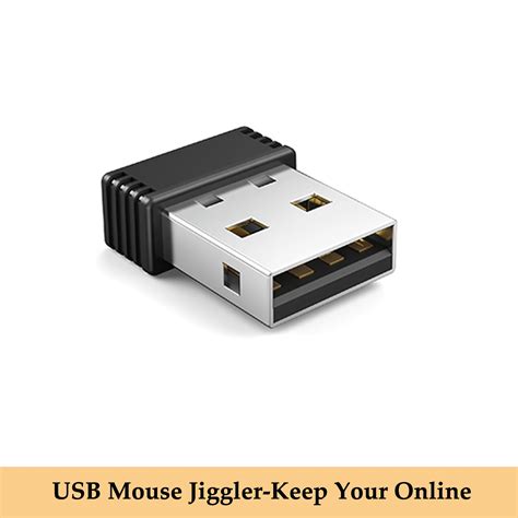 Kdydo 노트북용 무선 마우스 지글러 무버 감지 불가 자동 Usb 포트 셰이커 컴퓨터 깨우기 무브먼트 티몬