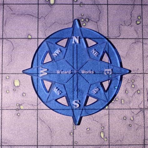 Stone Compass Rose Etsy