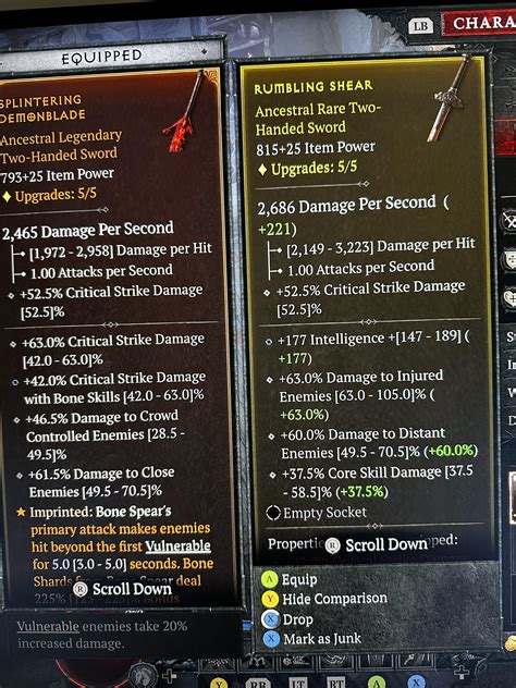 Bone Spear Weapon R D4necromancer