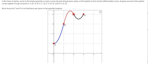 Solved In The Theory Of Splines We Try To Find Simple Chegg Com