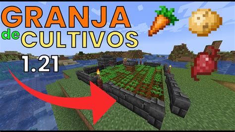 Granja AUTOMATICA De Cultivos Para MINECRAFT YouTube