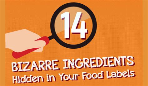 14 Bizarre Ingredients Hidden In Your Favourite Food And Drink Plyvine