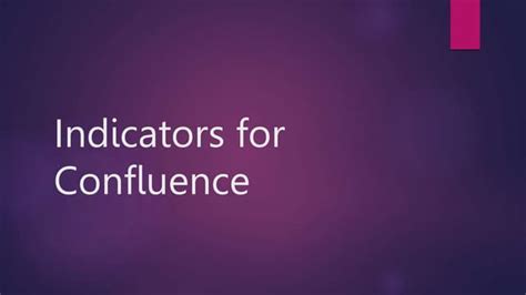 Confluence Indicators Pptx