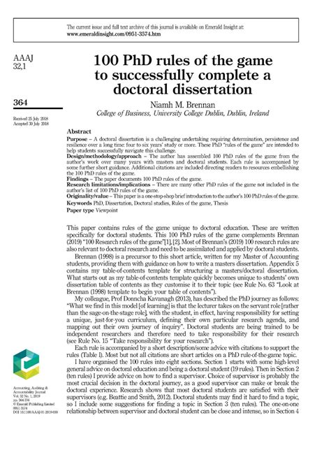 100 Rules For Successful Phd Completion Muhammad Muneeb Posted On The