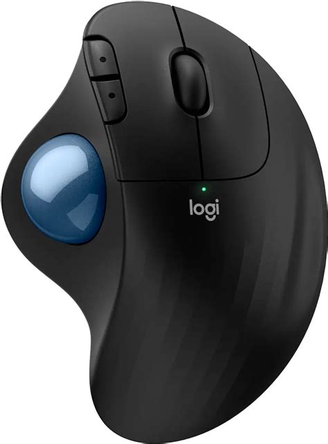Logitech Ergo M575 S Wireless Ergonomic Trackball Mouse Wireless Black 910 007026 Best Buy