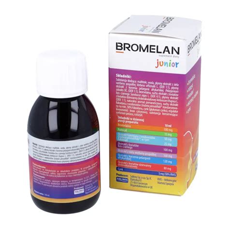 Bromelan Junior Ml Opinie Sk Ad I Cena Apteka Nowa Farmacja