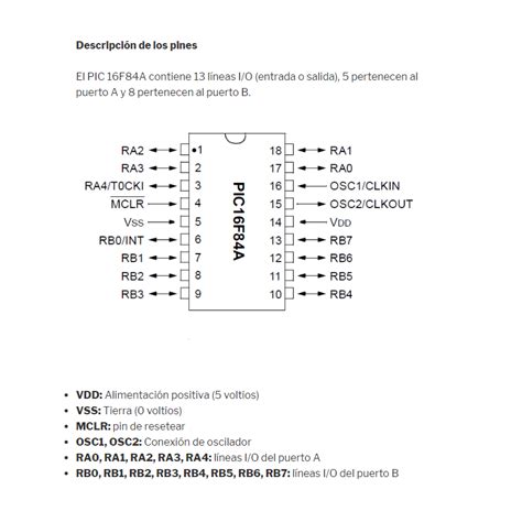 Circuito Integrado Programable Pic 16f84a