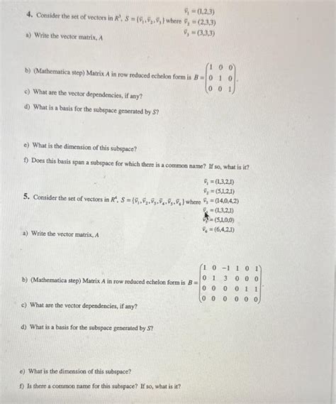 Solved 4 Consider The Set Of Vectors In R3sv1v2v1