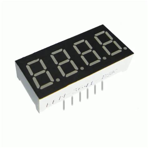 จอแสดงผล Led ขนาดเล็ก 7 ส่วน 0 36 นิ้วสีแดง 4 หลักจอแสดงผลตัวเลขผู้ผลิต
