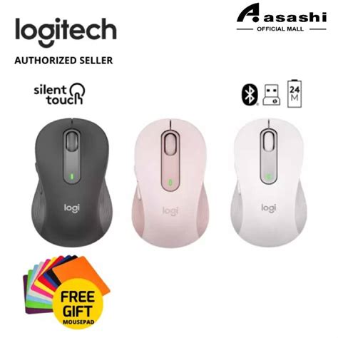 Logitech M650 Graphite Rose Off White Signature Wireless Bluetooth Logitech Signature K650