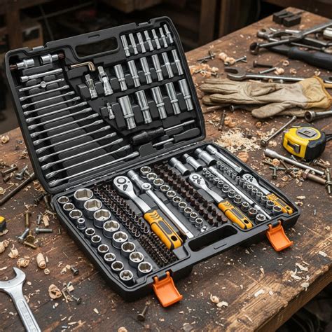 Socket And Spanner Set 216 Pieces English Chain Direct