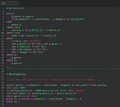 Vignesh M On Linkedin Sql Mysql Codingninjas Sql Dbms Dataanalyst