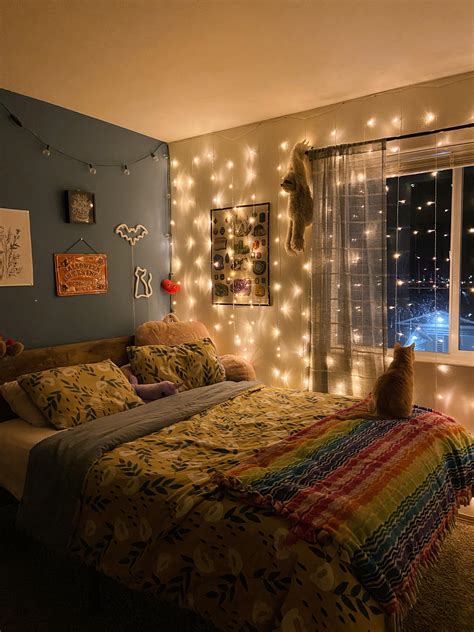 My Bedroom String Lights Automatically Make Any Room Cozy R Cozyplaces