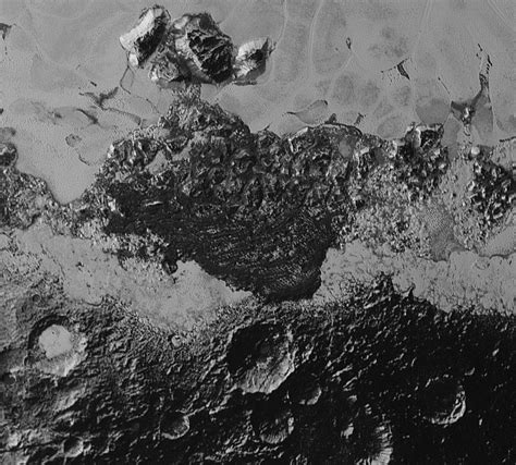 Detail Pluto Dark Areas The Planetary Society