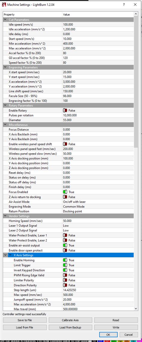 Z Axis Not Seeing Limit Lightburn Hardware Compatibility Lightburn Software Forum
