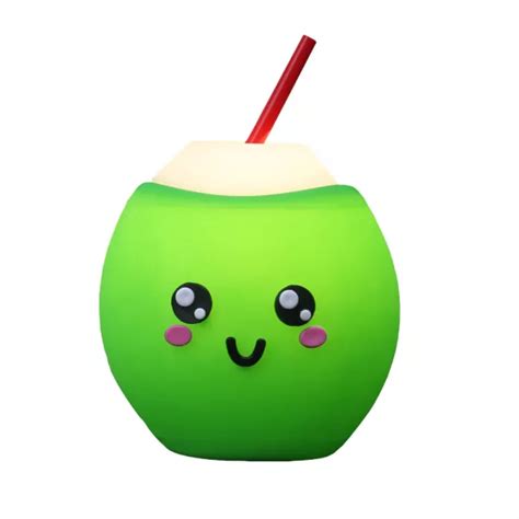 Luminária Coco Kawaii Dufuturo A Sua Melhor Lojinha