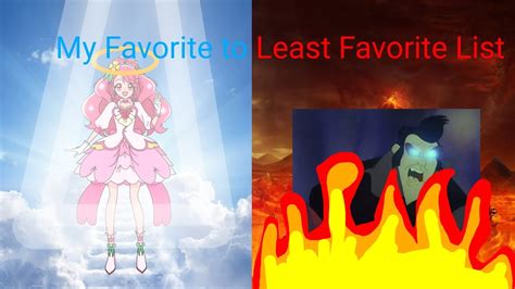 My Favorite To Least Favorite S M U V C O List Youtube