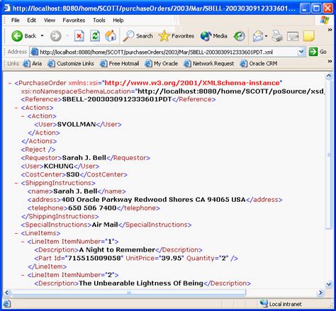 3 Using Oracle Xml Db