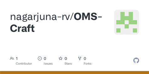Github Nagarjuna Rv Oms Craft