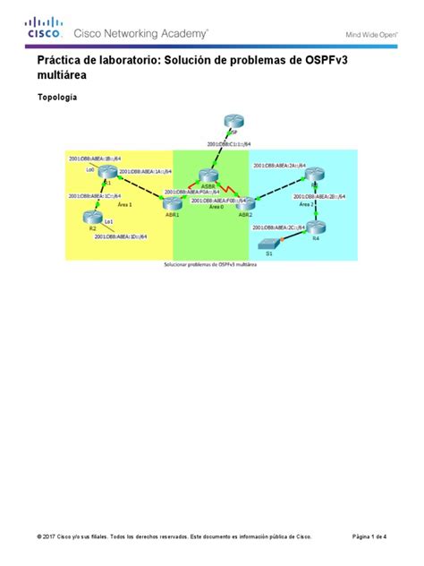 10244 Packet Tracer Troubleshoot Multiarea Ospfv3 Pdf