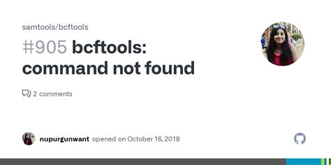 Bcftools Command Not Found · Issue 905 · Samtoolsbcftools · Github